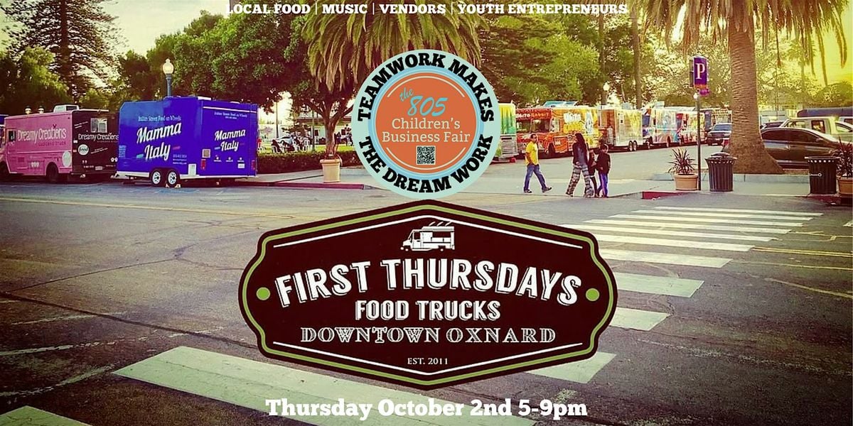 the 805 Children’s Business Fair at Downtown Oxnard Food Truck Night ...