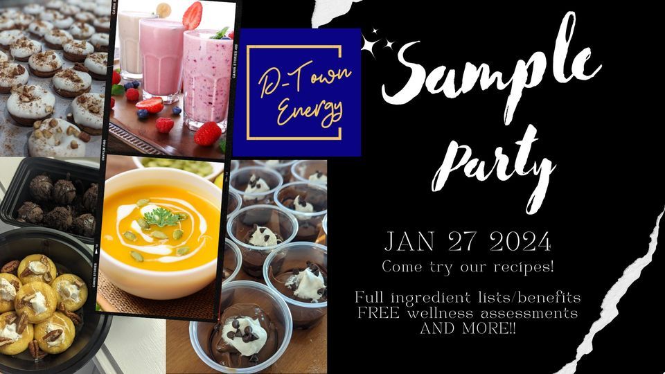 Free Sample Saturday, D-Town Energy, Decatur, 27 January 2024 | AllEvents