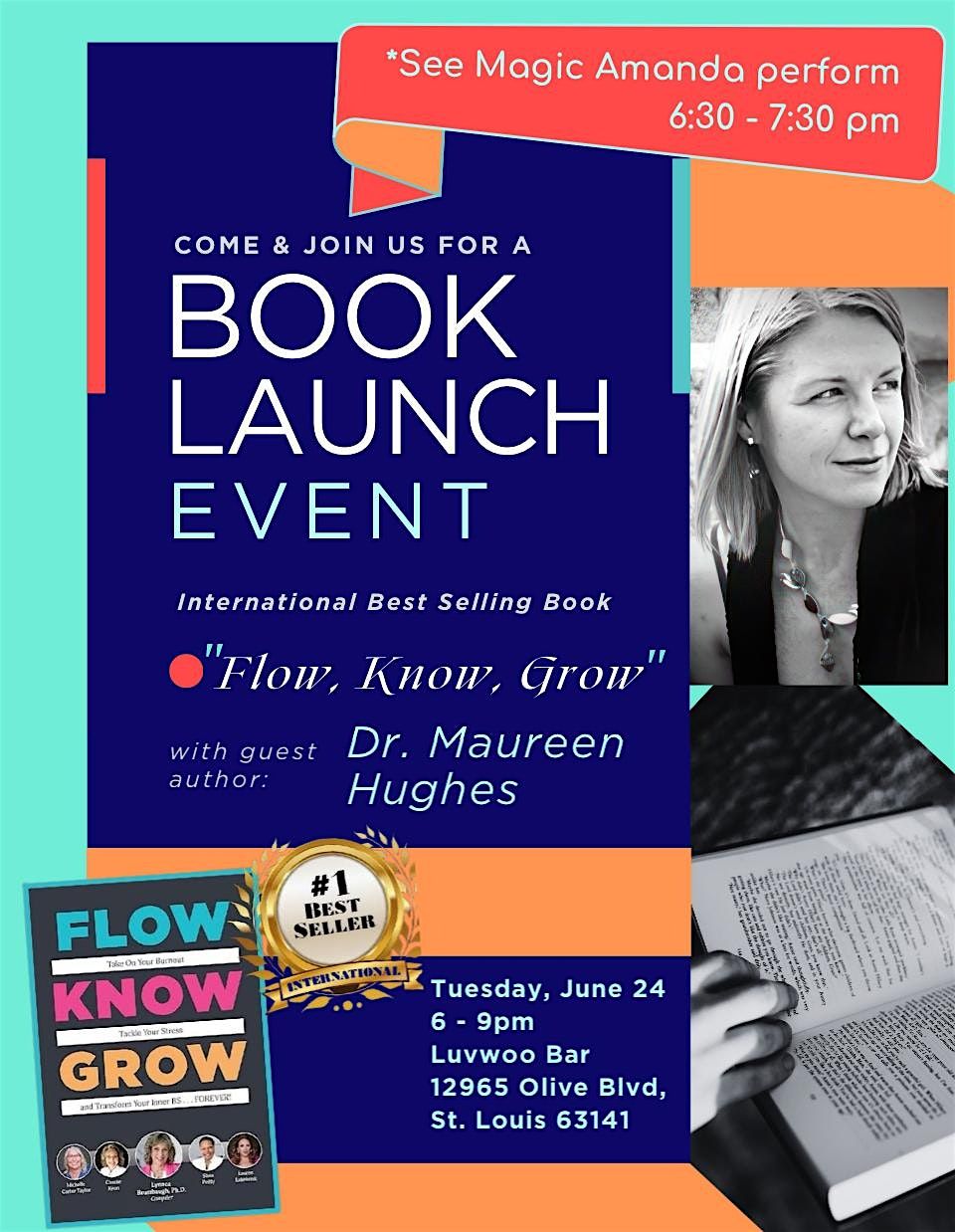 Dr. Marueen Hughes Book Launch at Luvwoo Bar (FREE), Luvwoo Bar, St ...