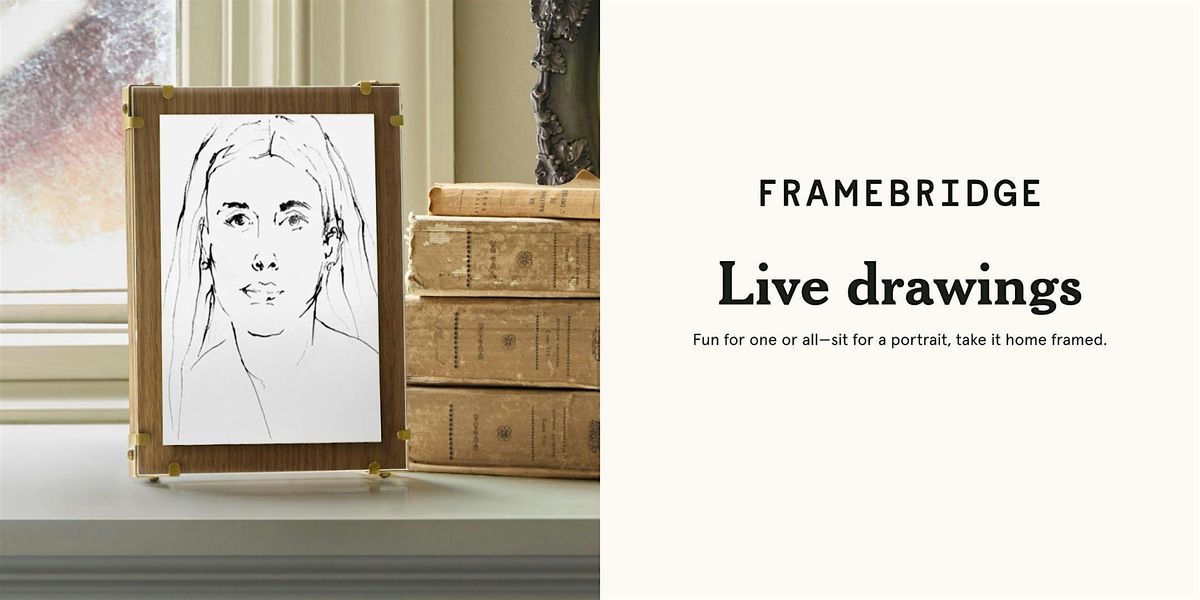 Live Sketch Portraits at Framebridge Seaport, Framebridge, Boston, 9 ...