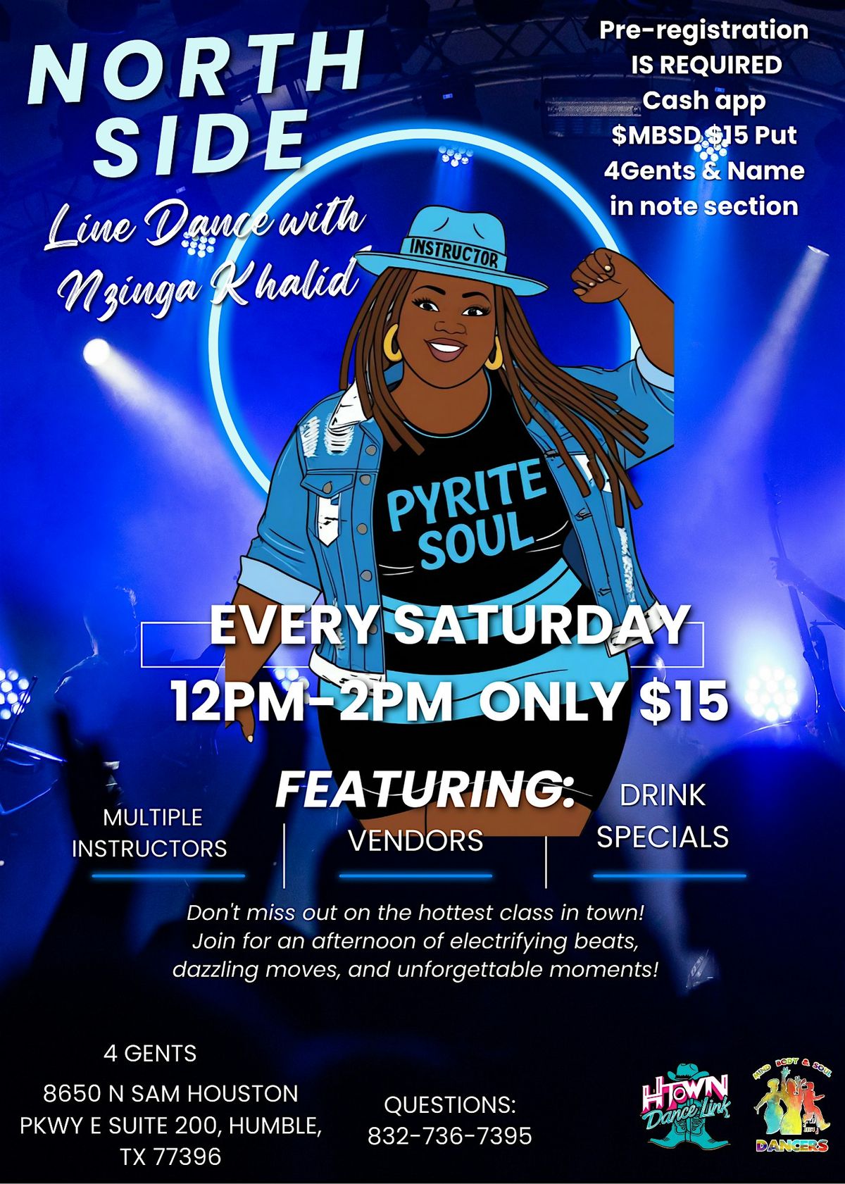 HTX Saturday Line Dance Class, 4 Gents Bar & Lounge, Humble, 8 March to ...