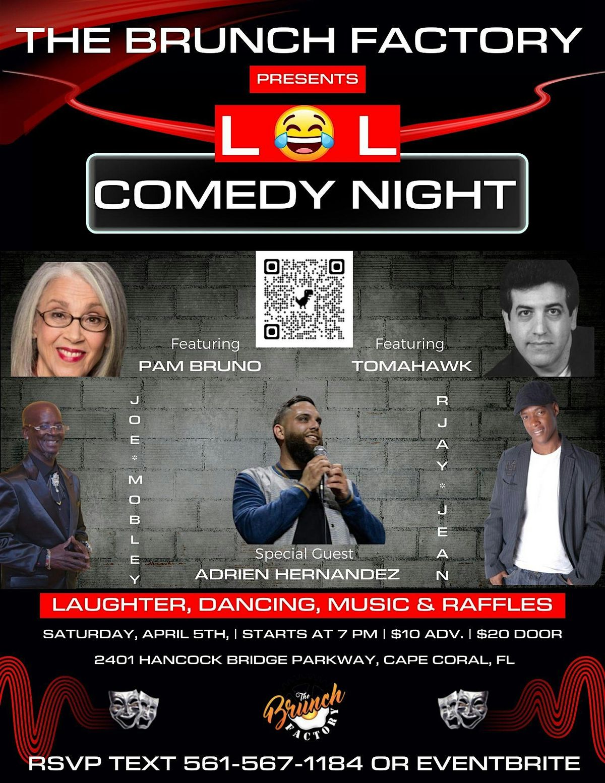 LOL COMEDY NIGHT, The Brunch Factory, Cape Coral, 5 April 2025 | AllEvents