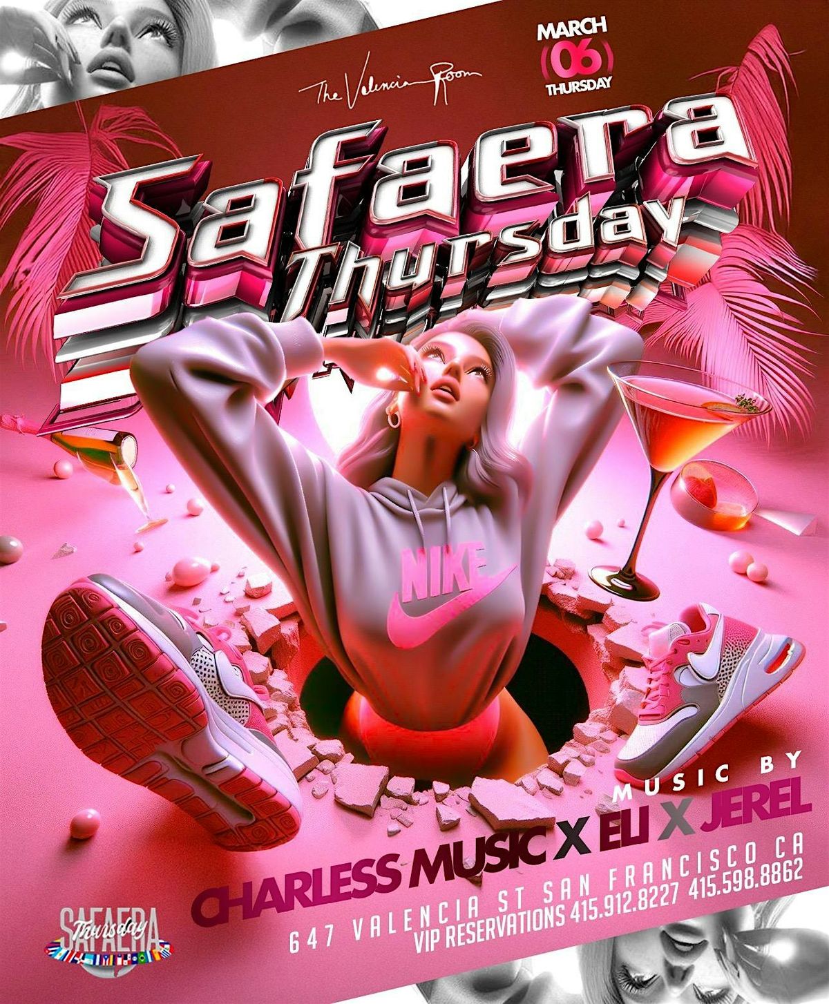 SAFAERA THURSDAY REGGAETON NIGHT @THE VALENCIA ROOM, The Valencia Room ...