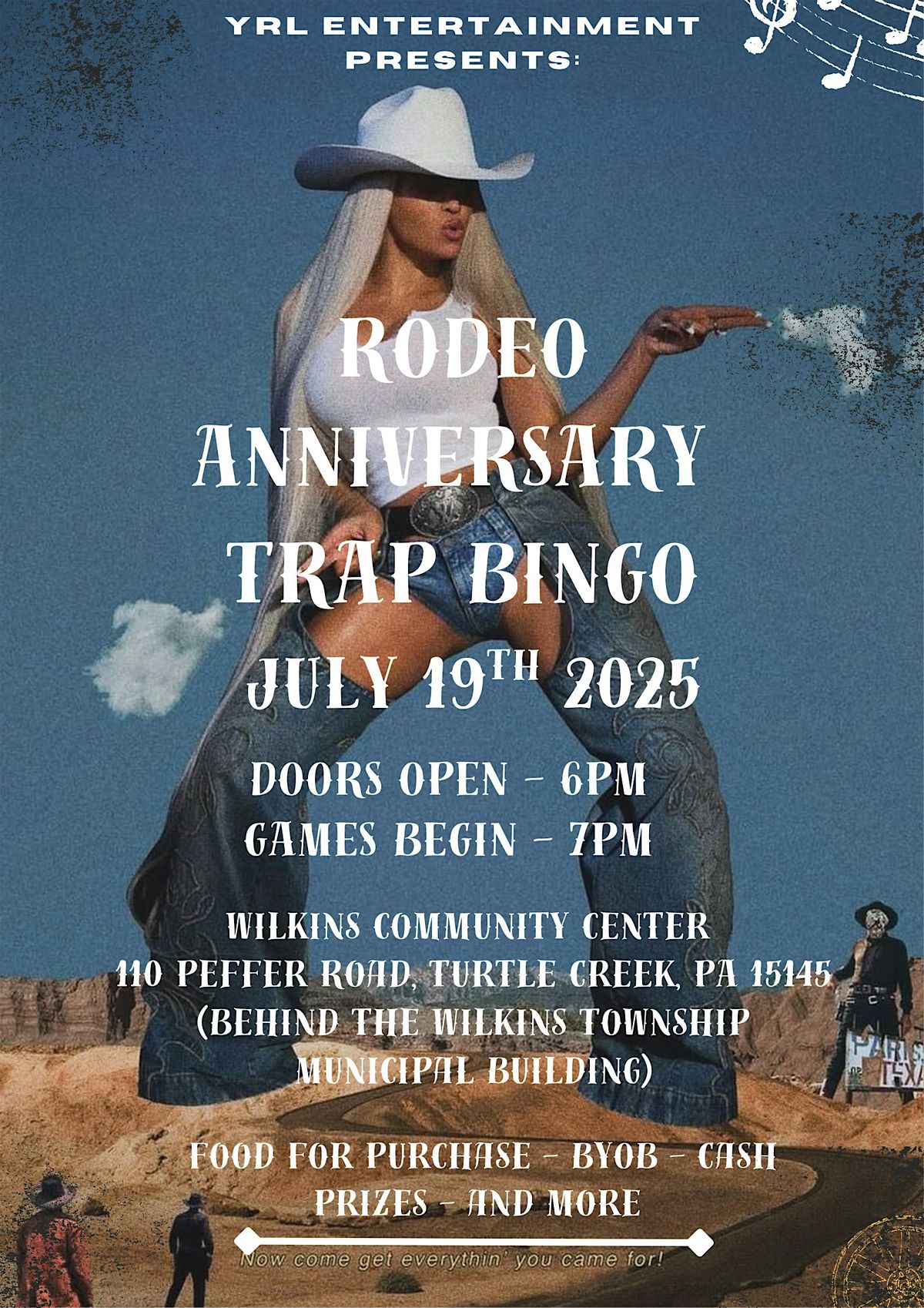 The Rodeo Anniversary Trap Bingo, Wilkins Township Municipal Building ...