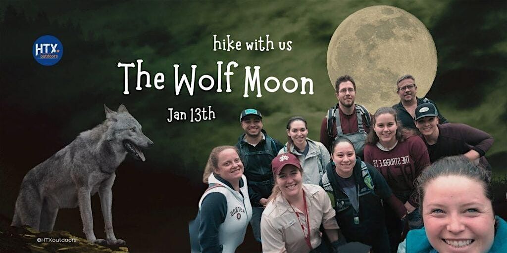 The Wolf Full Moon Hike, Rally Pavilion, Houston, 13 January 2025 ...