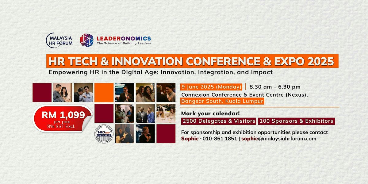 HR TECH & INNOVATION CONFERENCE & EXPO 2025, Connexion Conference ...