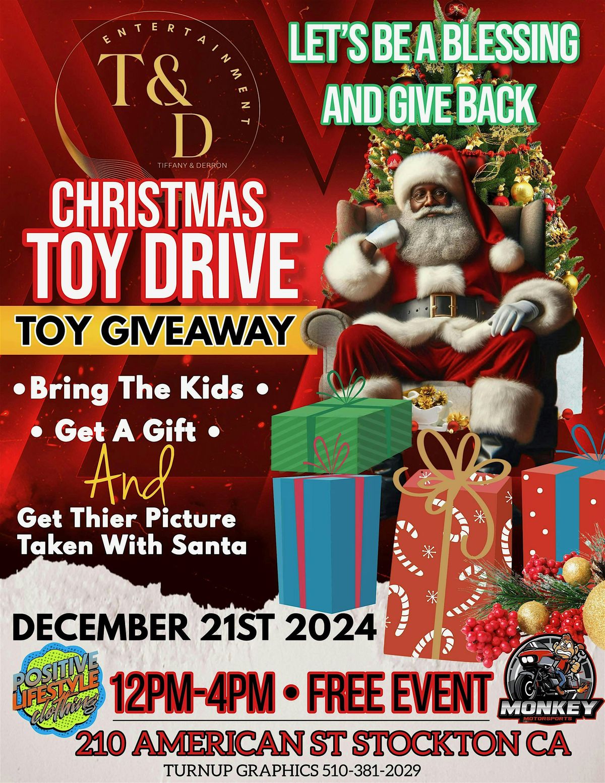 Christmas Toy Drive, 210 N American St, Stockton, 21 December 2024 ...