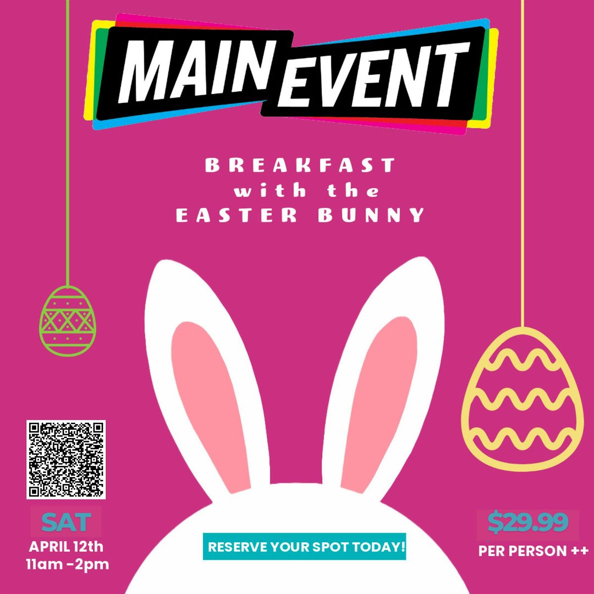 Breakfast with the Easter Bunny Katy, Main Event Katy, 12 April 2025 ...