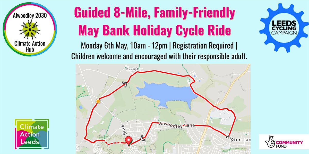 May Bank Holiday Guided 8 Mile Bike Ride Alwoodley, 5 May 2025 | AllEvents