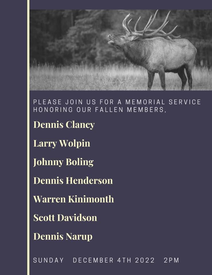 Elks Memorial Service, Elks Lodge 1889 Harlingen,TX, 4 December 2022 ...