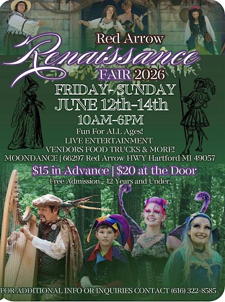 Red Arrow Renaissance Faire, 66297 Red Arrow Hwy, Hartford, 12 June to ...