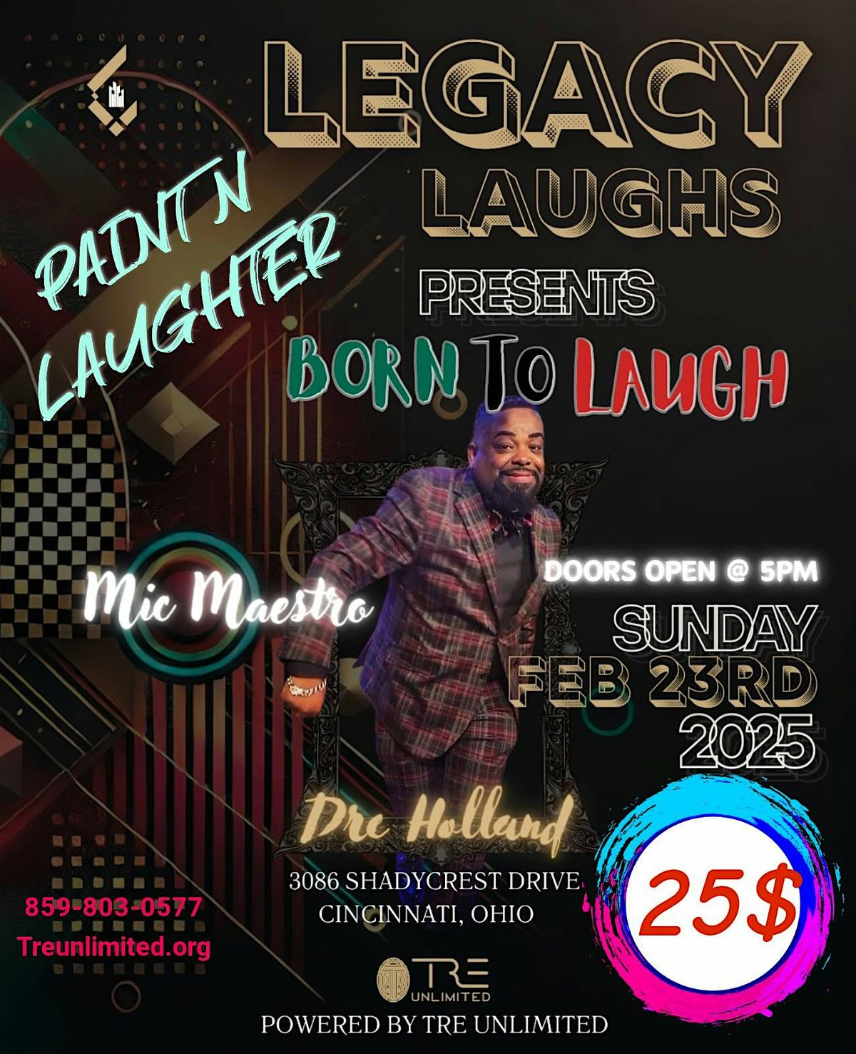 PAINT N LAUGHTER COMEDY PAINT N SIP, 3086 shadycrest dr, Cincinnati, 23 ...