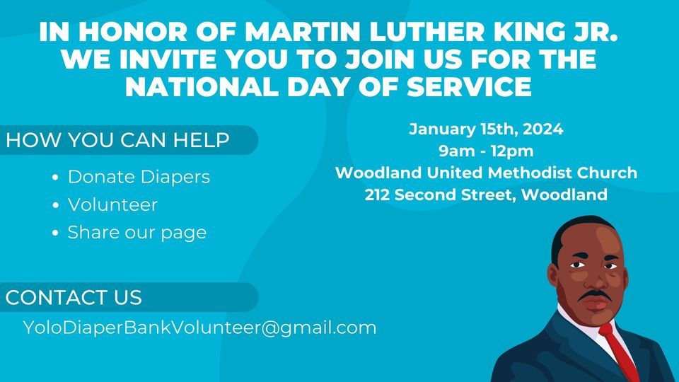 Yolo Diaper Bank Martin Luther King, Jr. Day of Service, 212 2nd St ...