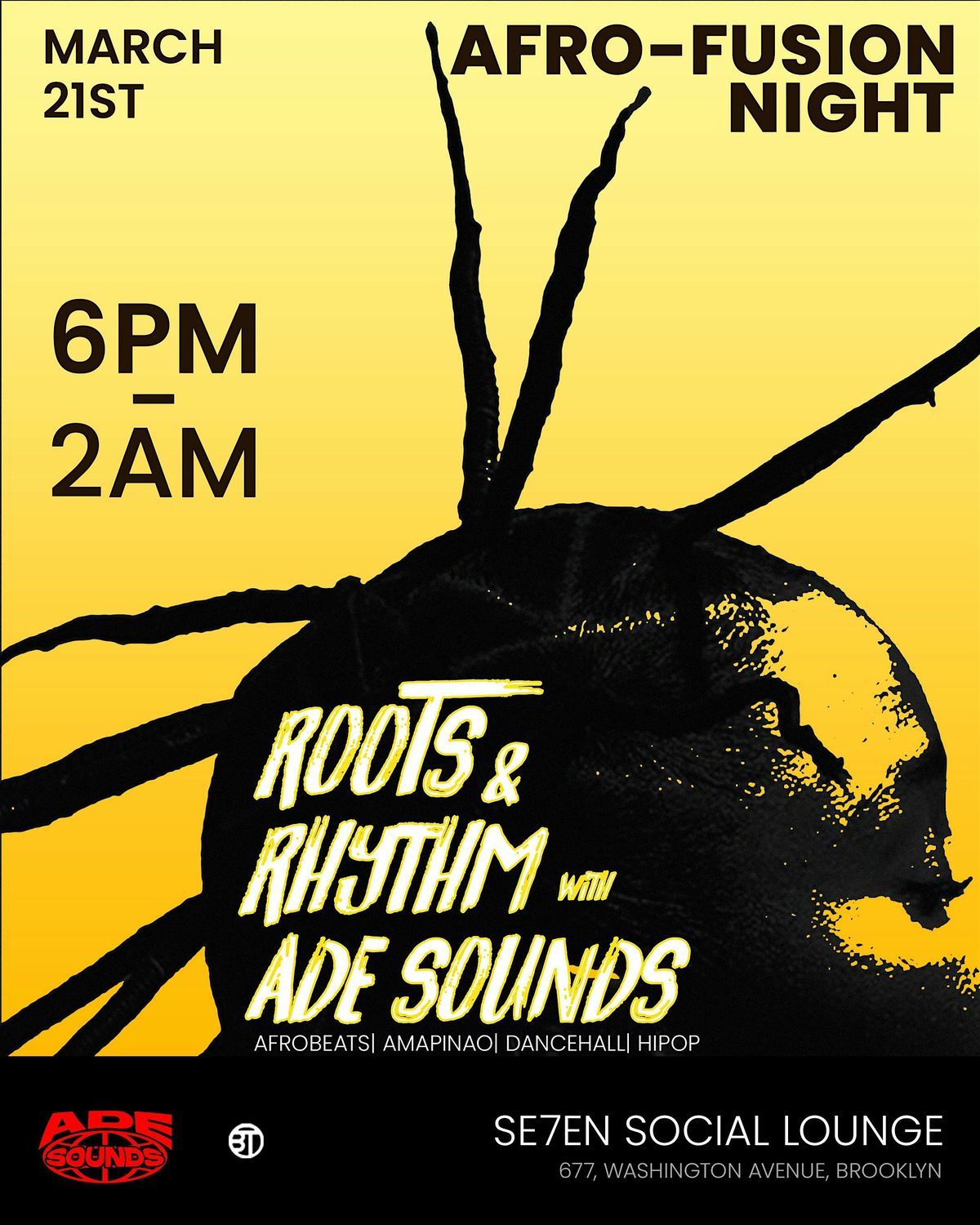 Afro-Fusion Night: Roots & Rhythm with Ade Sounds, The Se7en, Brooklyn ...