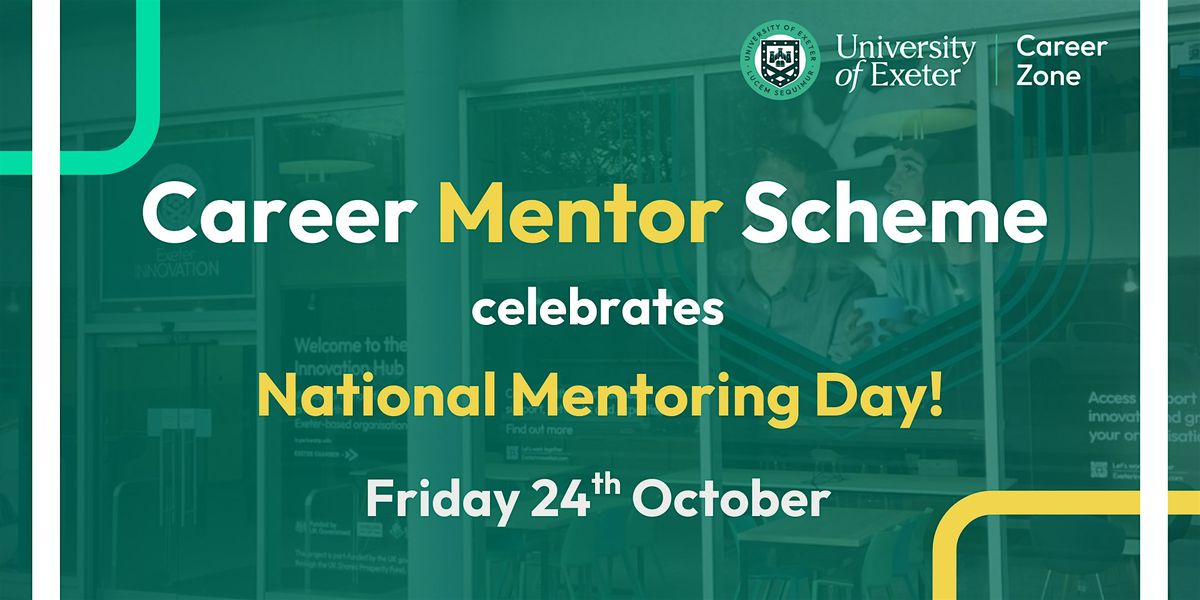 The Career Mentor Scheme Celebrates National Mentoring Day, Exeter ...