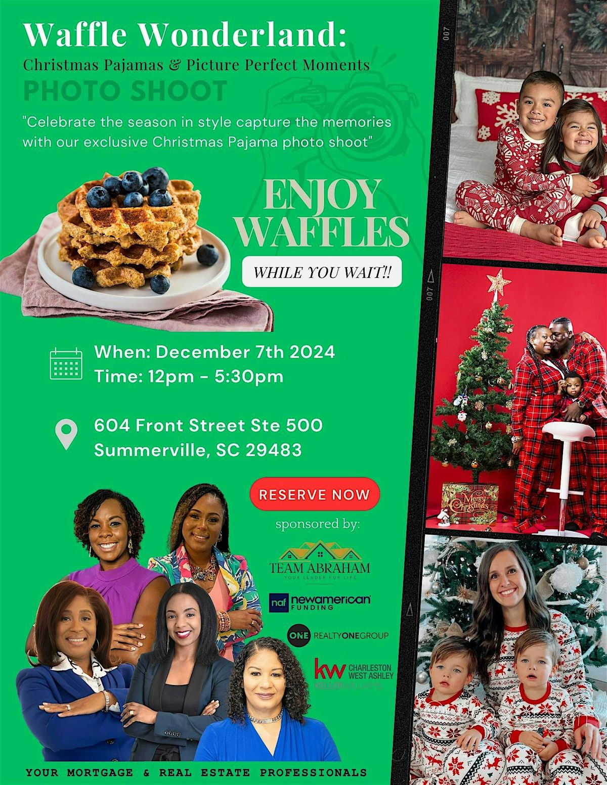 Waffle Wonderland: Christmas Pajamas & Picture Perfect Moments Photo ...