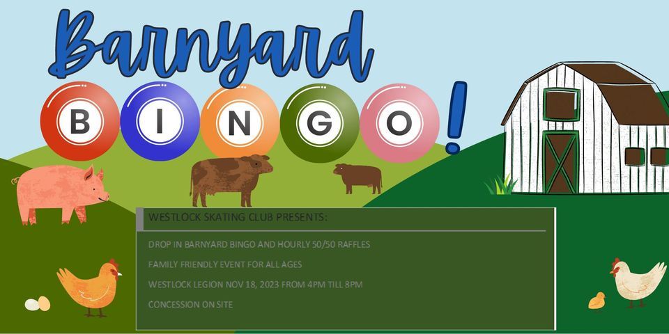 Westlock Skating Club BARNYARD BINGO & HOURLY 50/50 DRAWS, Westlock ...
