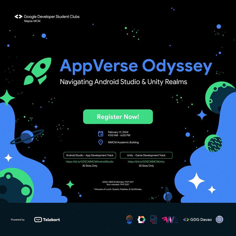AppVerse Odyssey: Navigating Android Studio & Unity Realms, Mapúa Malayan Colleges Mindanao ...