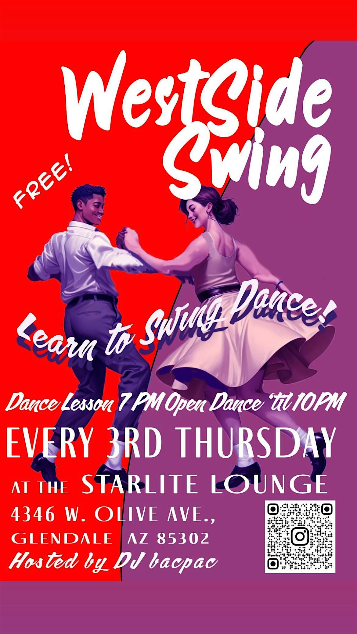 Westside Swing - Swing dance lesson and social, Starlite Lounge ...