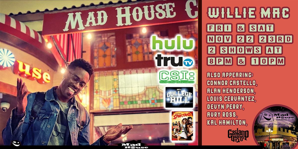 The Mad House Comedy Club Famous 8 Comedian Showcase Special!, Mad ...