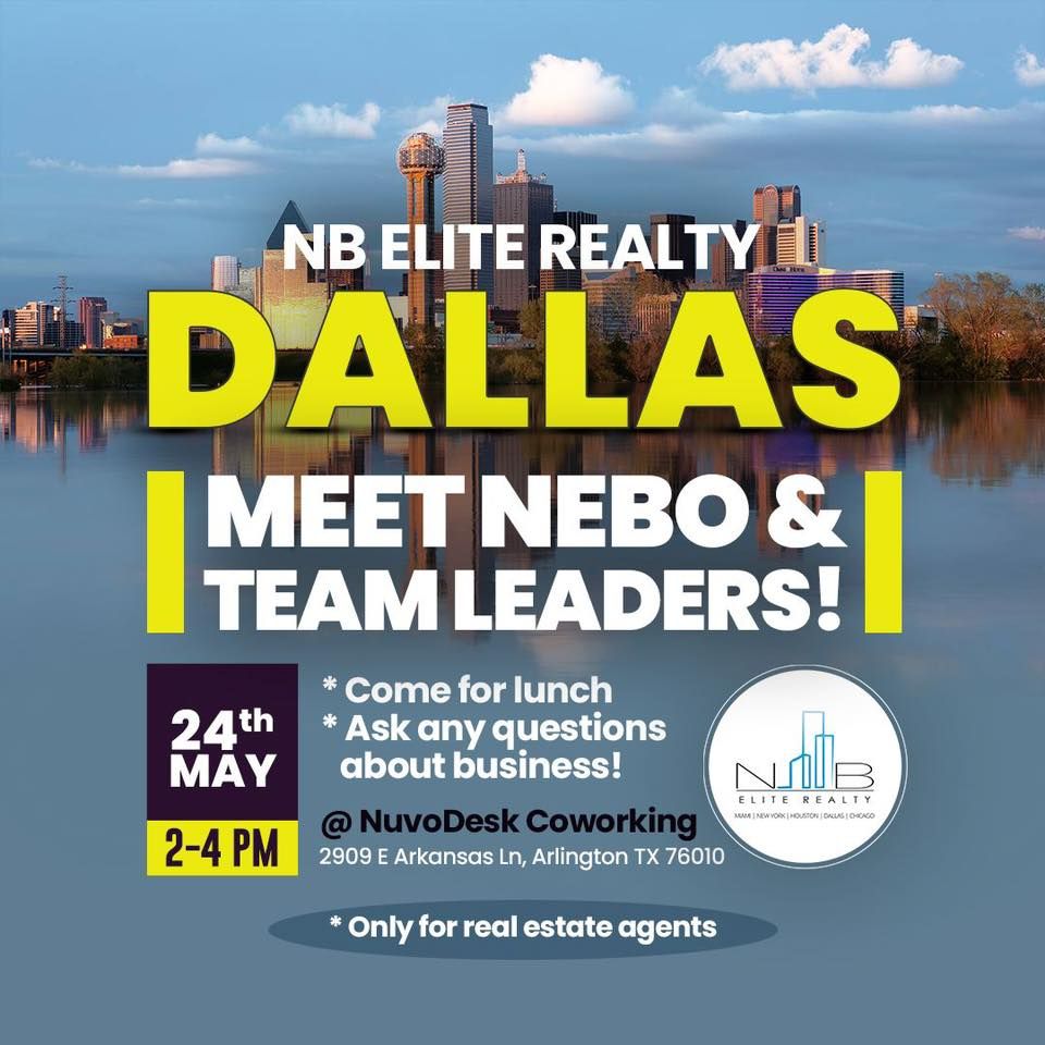 NB Elite Dallas luncheon, NuvoDesk Coworking, Arlington, 24 May 2023 ...