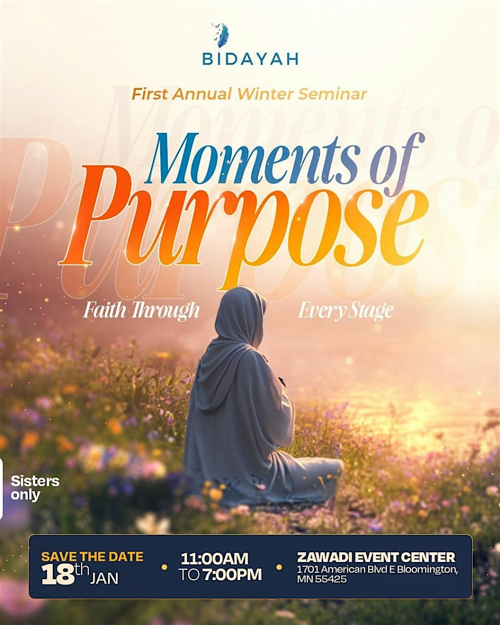 Moments of Purpose: Faith Through Every Stage, Zawadi Restaurant and Event Center, Bloomington ...
