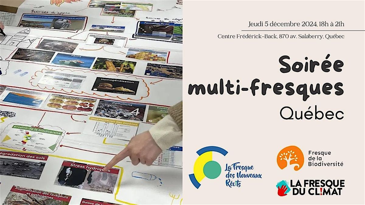 Soirée multi-fresques!, Centre culture et environnement Frédéric Back ...