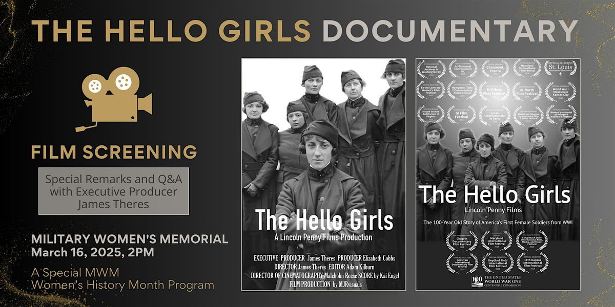 "The Hello Girls" Documentary Screening, Military Women's Memorial ...