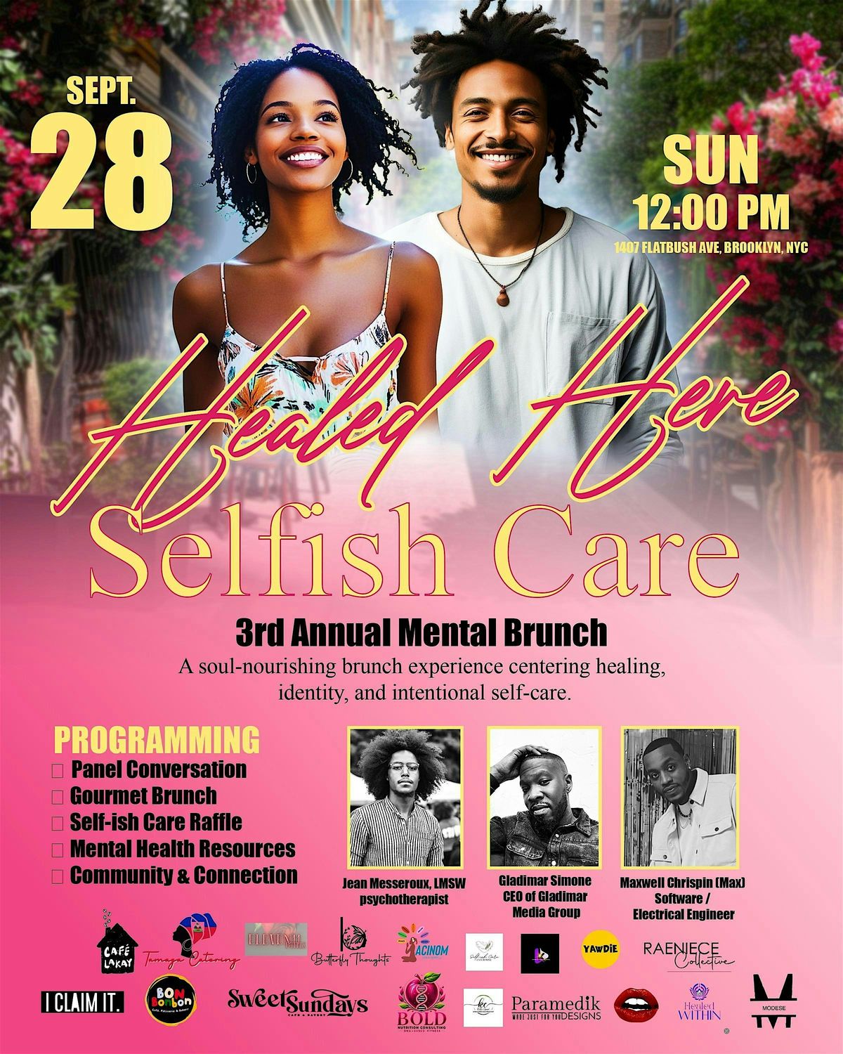 "Heal Here" 3rd Annual Self-ish Care Mental Health Brunch, Bon BonBon ...