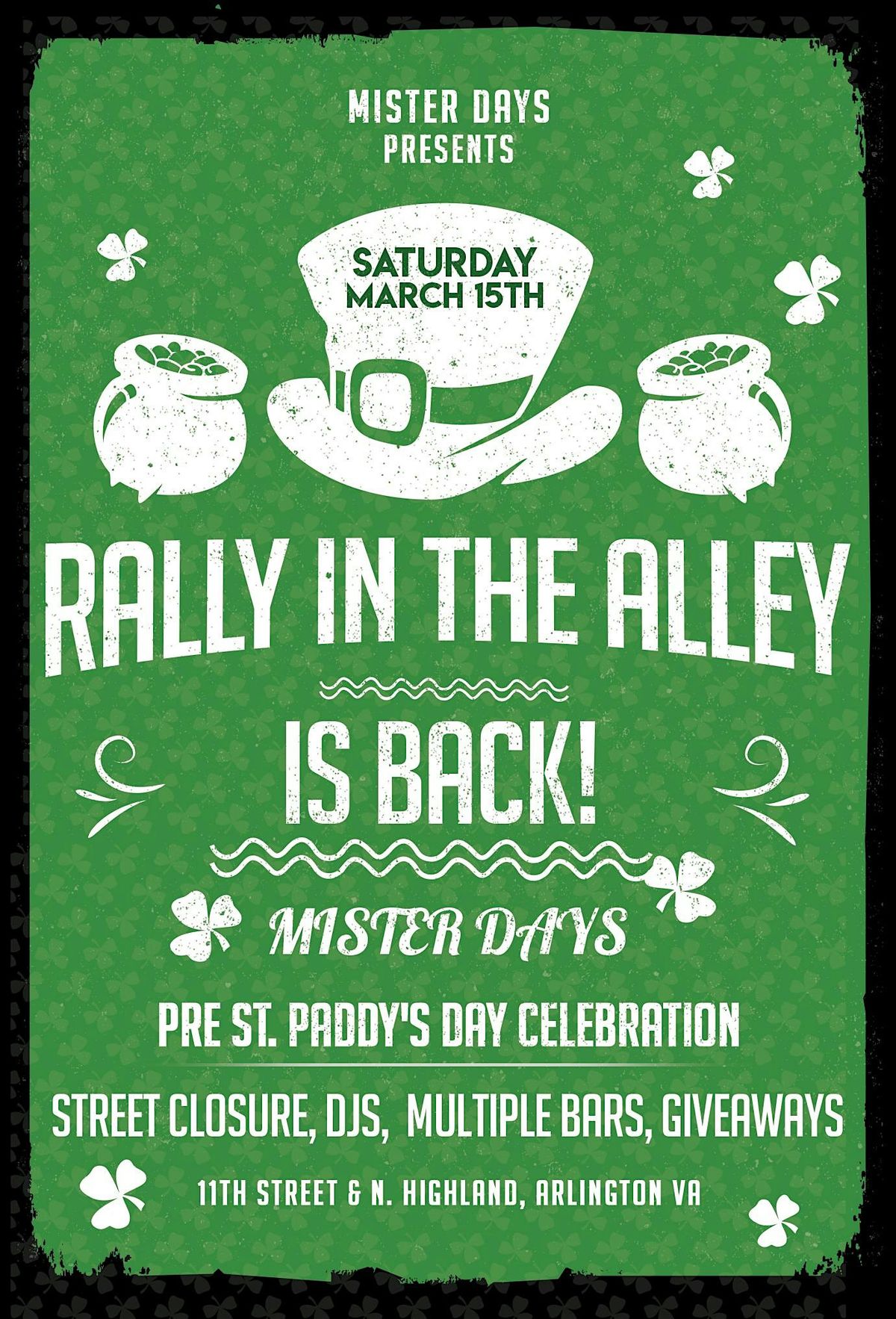Rally In The Alley - Mister Days, Mister Days, Arlington, 15 March 2025 ...
