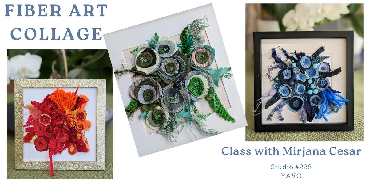 Fiber art collage workshop, FAVO, Orlando, 23 January 2025 | AllEvents