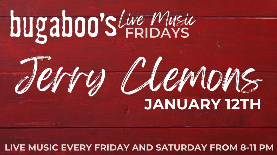 Jerry Clemons, Bugaboo's bar and grill, Cedar Lake, 12 January 2024 ...