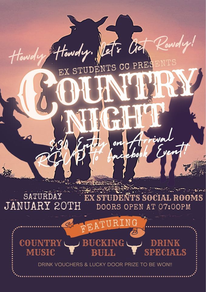 Ex Students COUNTRY NIGHT???, Traralgon, Melbourne, 20 January 2024 ...