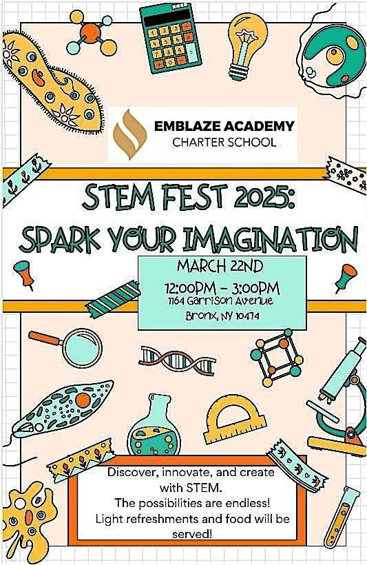 STEM FEST 2025, 1164 Garrison Ave, The Bronx, 22 March 2025 | AllEvents