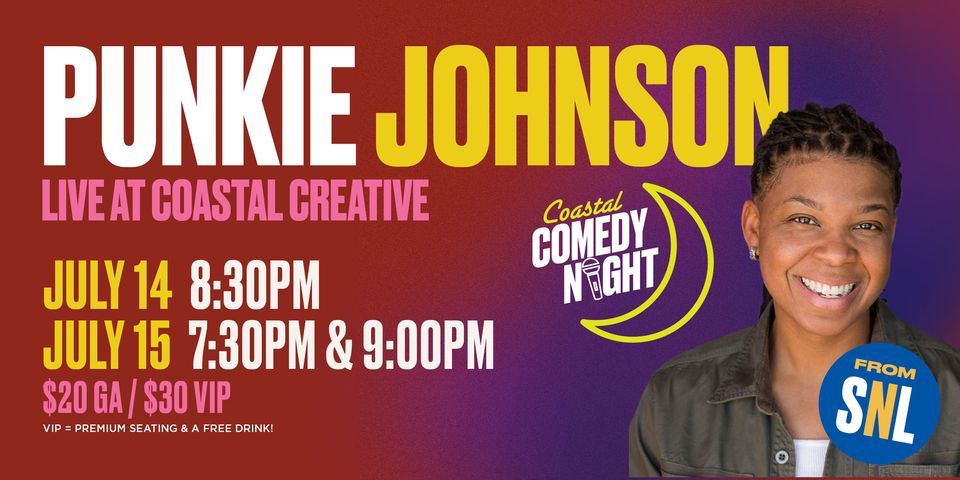 Punkie Johnson - Coastal Comedy Night, Coastal Creative, Kenneth City ...