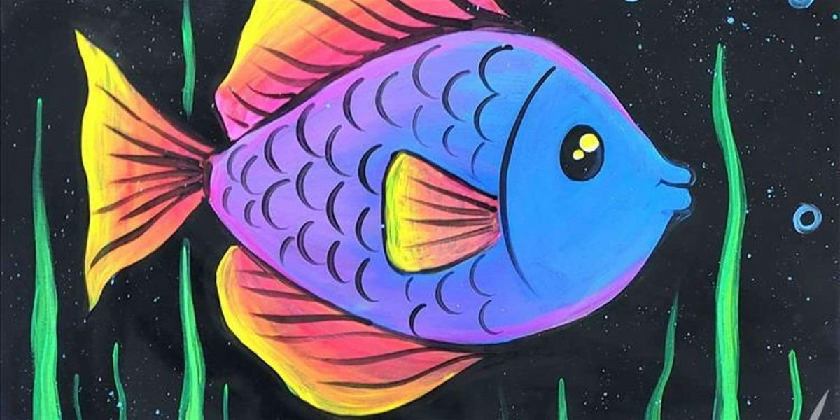 Neon Fish - Paint and Sip by Classpop!™, Painting with a Twist - Austin ...