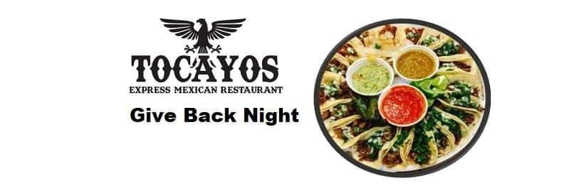 TOCAYOS Give Back Night, Tocayos, Portage, 20 December 2023 | AllEvents.in