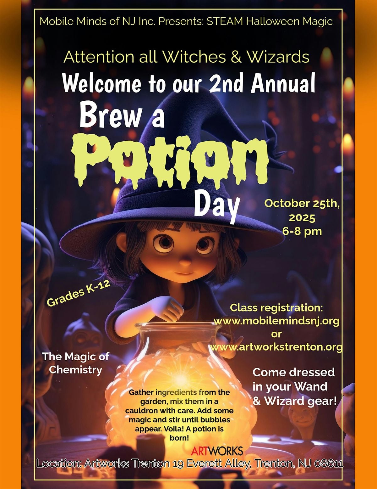 FREE! 2nd Annual Brew a Potion Day (Celebrating National Chemistry Week ...