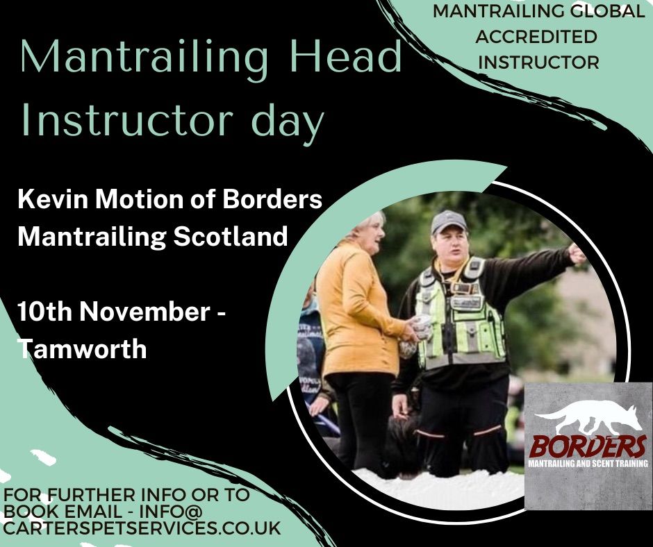 Mantrailing Day with Kevin Motion (Head Instructor) - Tamworth ...