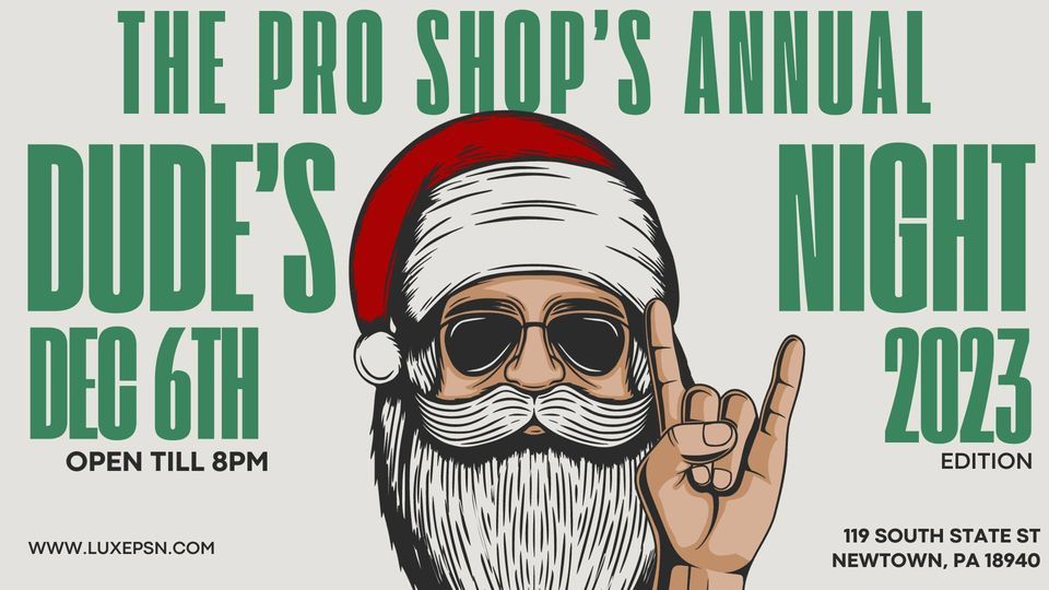 The Dude List (2023 Edition), The Pro Shop of Newtown, 6 December 2023 ...
