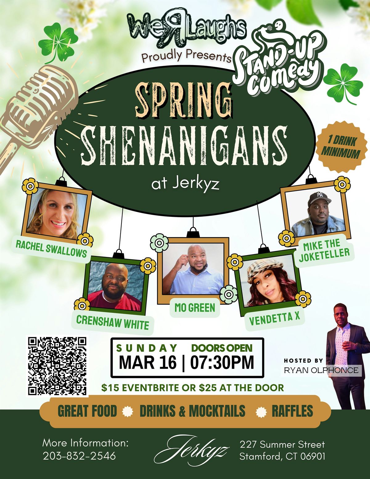 We R Laughs Presents: Spring Shenanigans!, Jerkyz, Stamford, 16 March 2025 | AllEvents