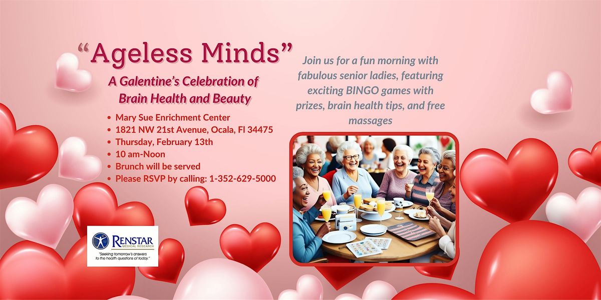 Galentines Day Brunch & BINGO for Senior Gals, Mary Sue Rich Community ...