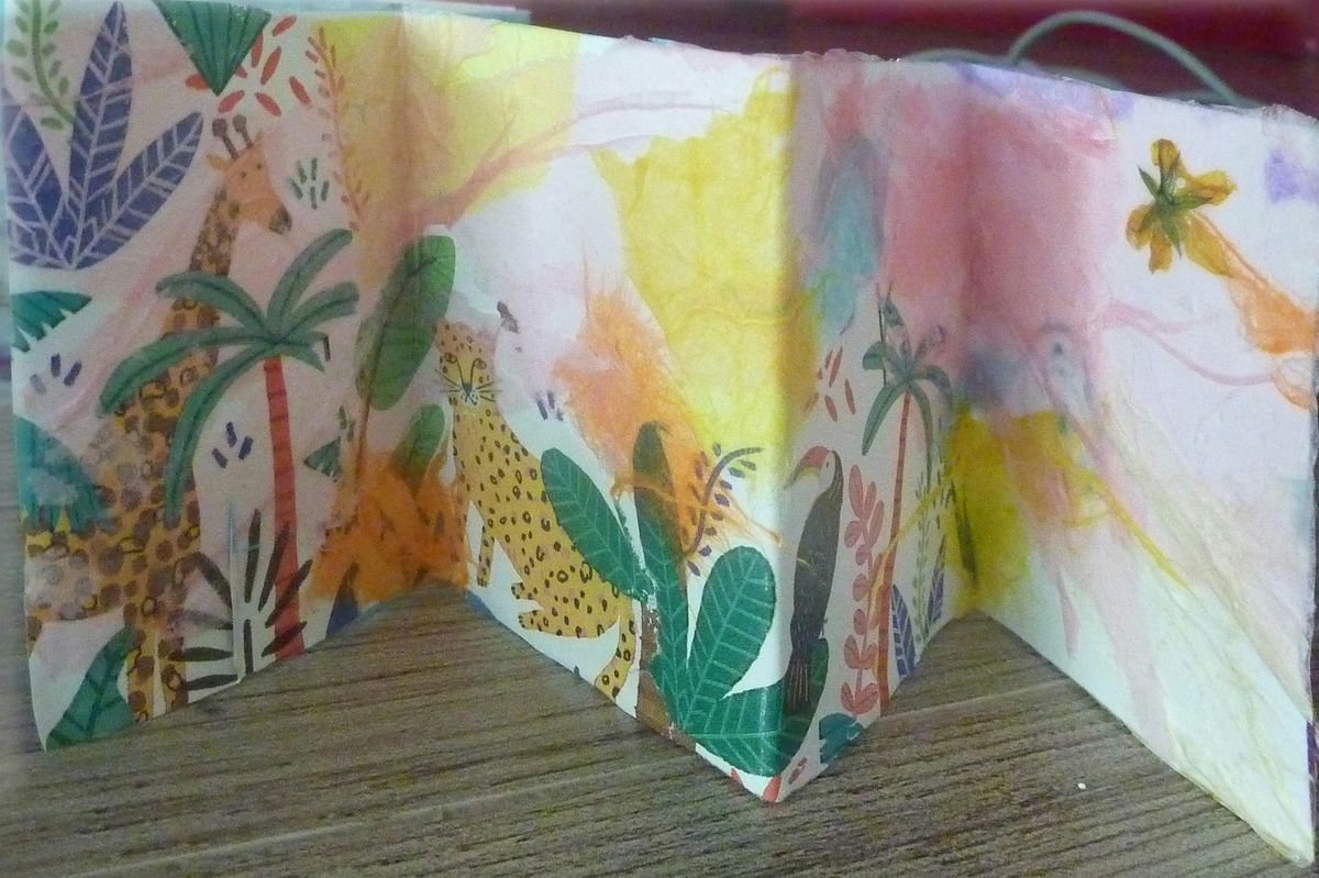 Accordion book art workshop, Quarrymen's Arts Centre, Creetown, 4 ...