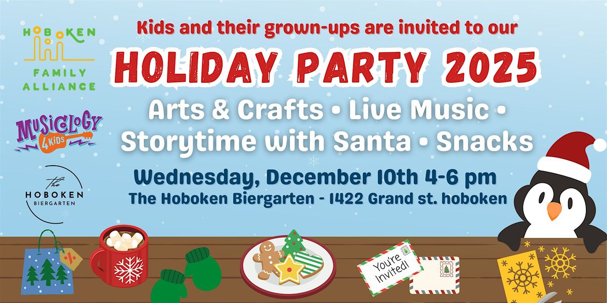 HFA Holiday Party 2025, The Hoboken Biergarten, 10 December 2025 | AllEvents