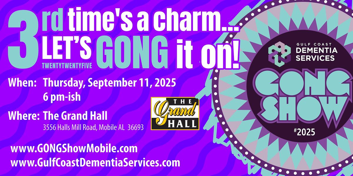 GONG Show Mobile 2025, The Grand Hall, Mobile, 11 September 2025 ...