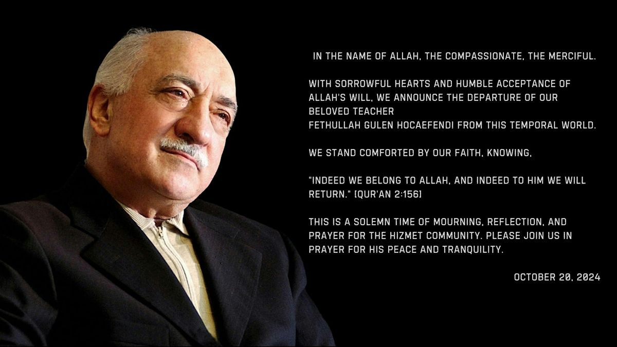 In Remembrance of Fethullah Gulen, 335 Michael Cowpland Dr, Ottawa, 27 ...
