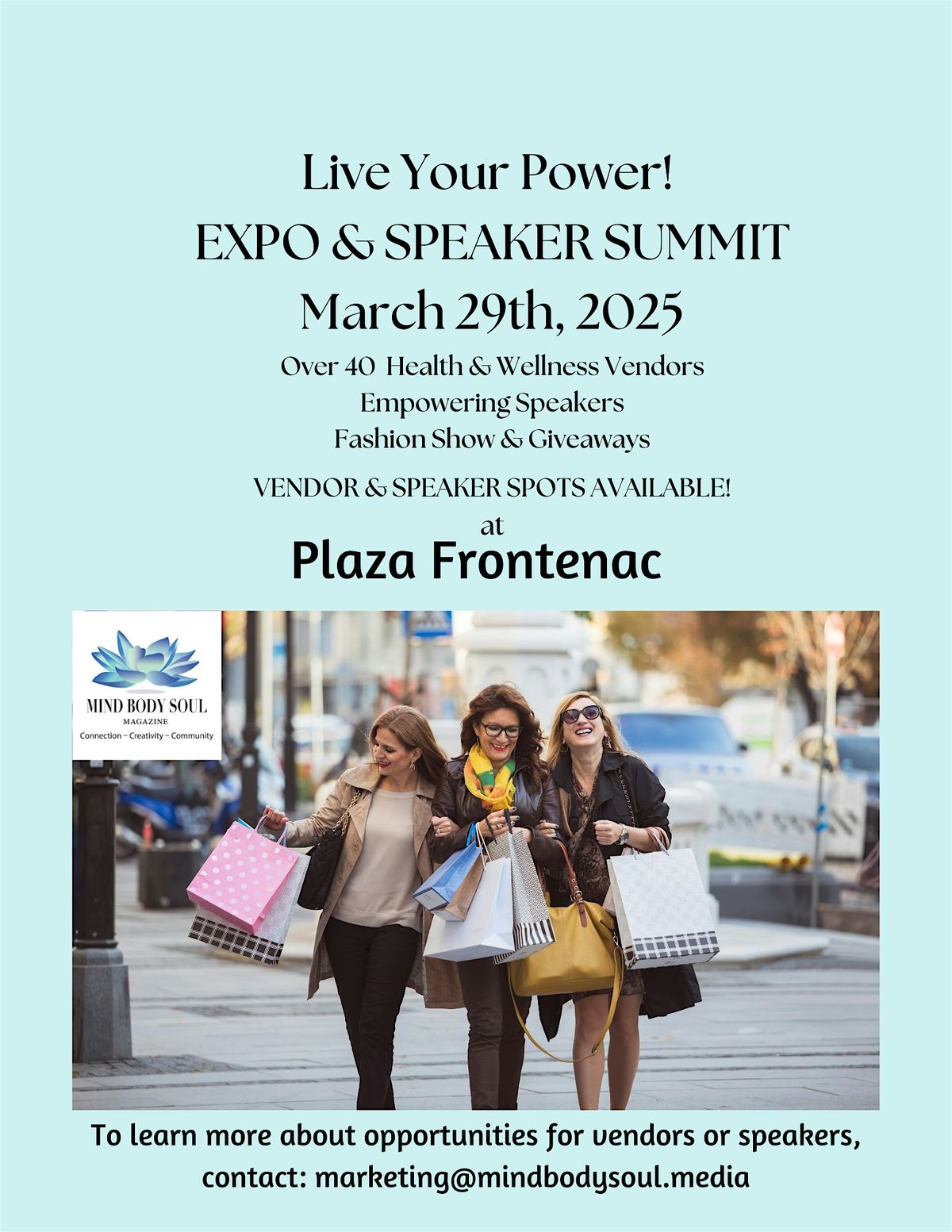 Live your Power Expo, Plaza Frontenac, St. Louis, 29 March 2025 | AllEvents
