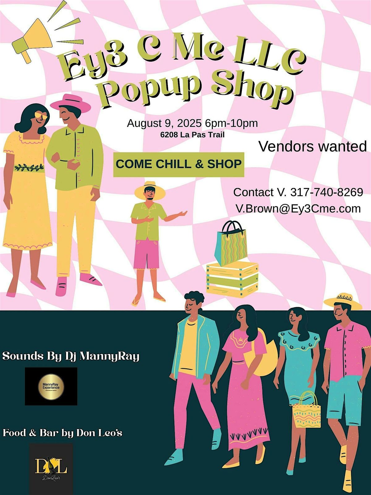 Ey3 C Me LLC 1st Popup Shop, Ey3 C Me LLC, Indianapolis, 9 August 2025 | AllEvents