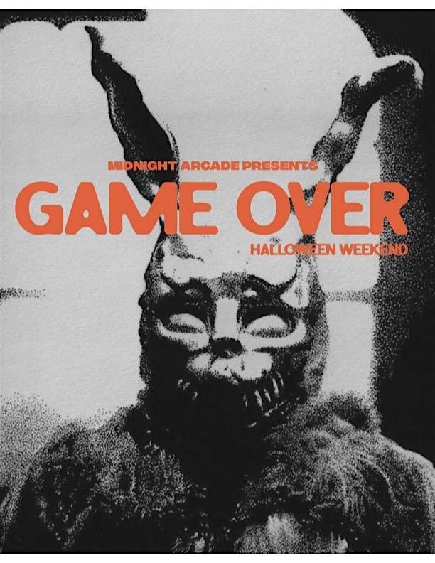 GAME OVER: Halloween Party + Costume Contest | Midnight Arcade | Fri ...
