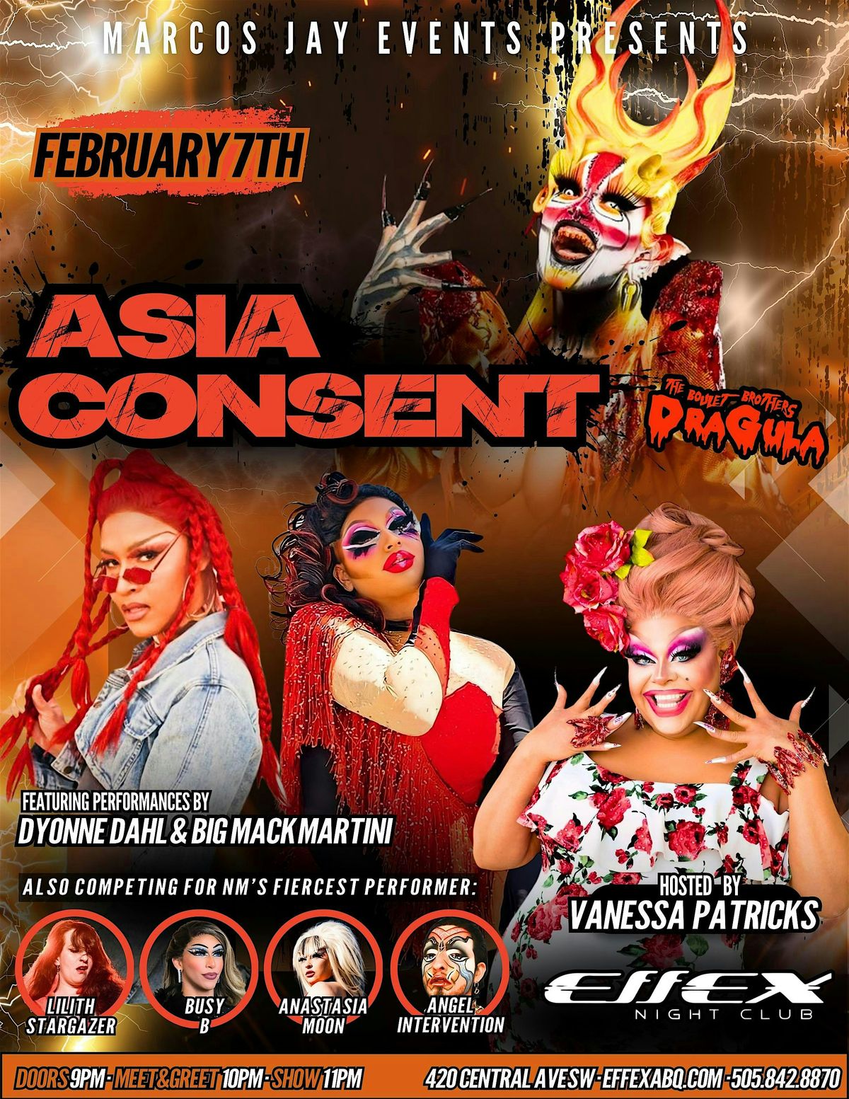 Marcos Jay Events Presents Asia Consent, Effex NightClub, Albuquerque ...